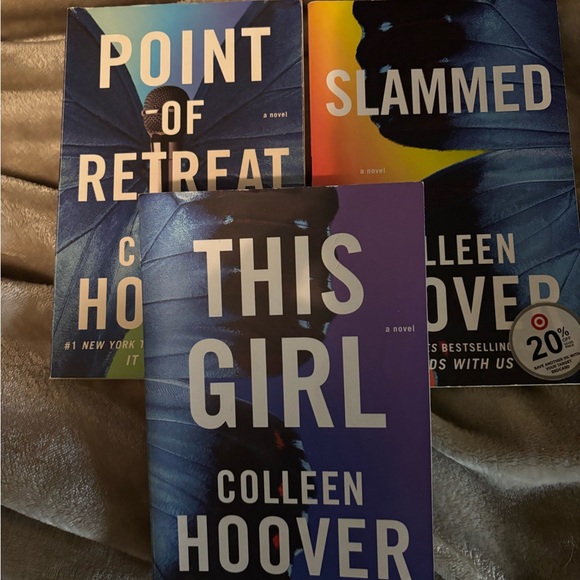 Other | Colleen Hoover Book Set Blue And Yellow Covers | Poshmark
